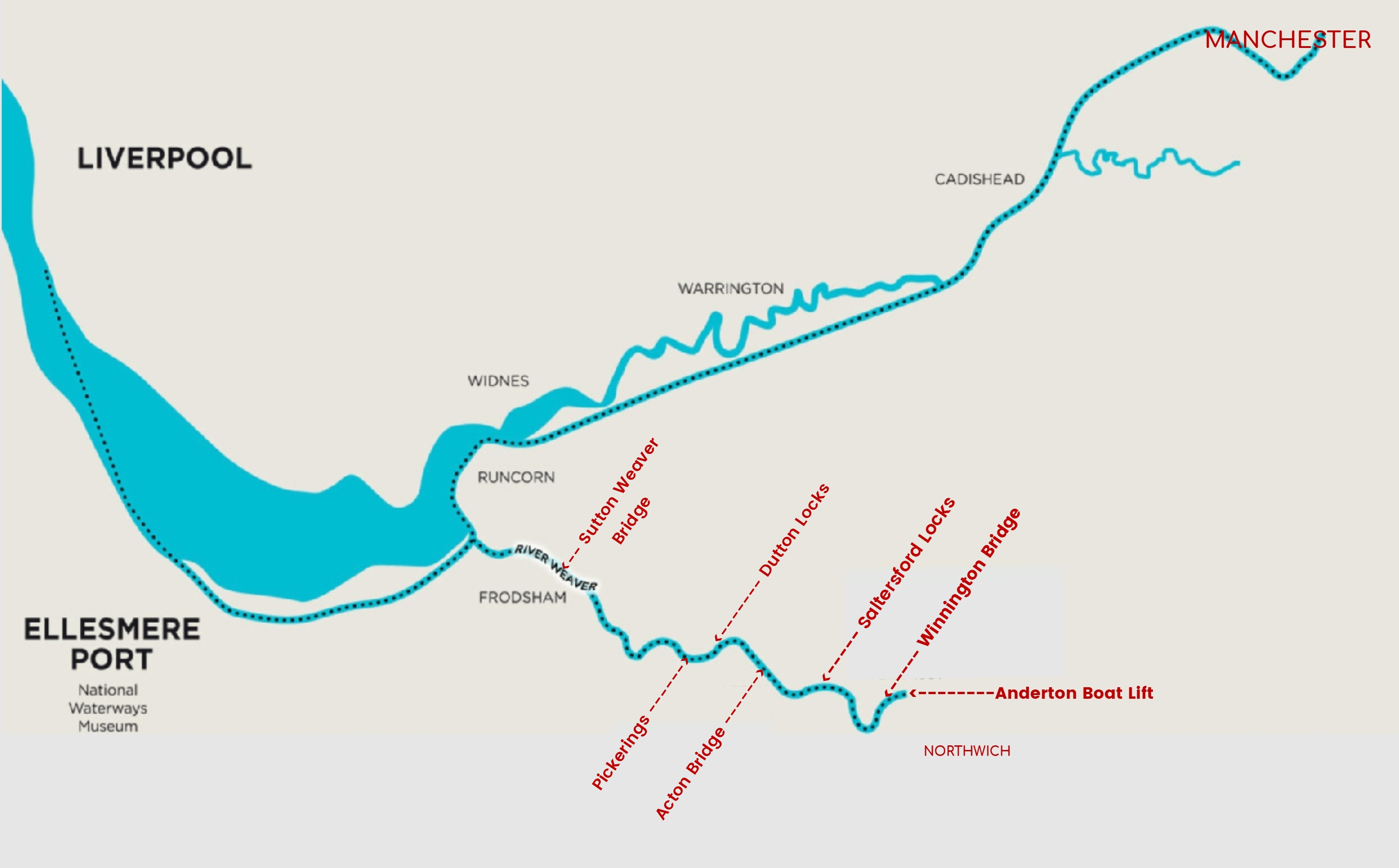 New online River Weaver Map | The Danny