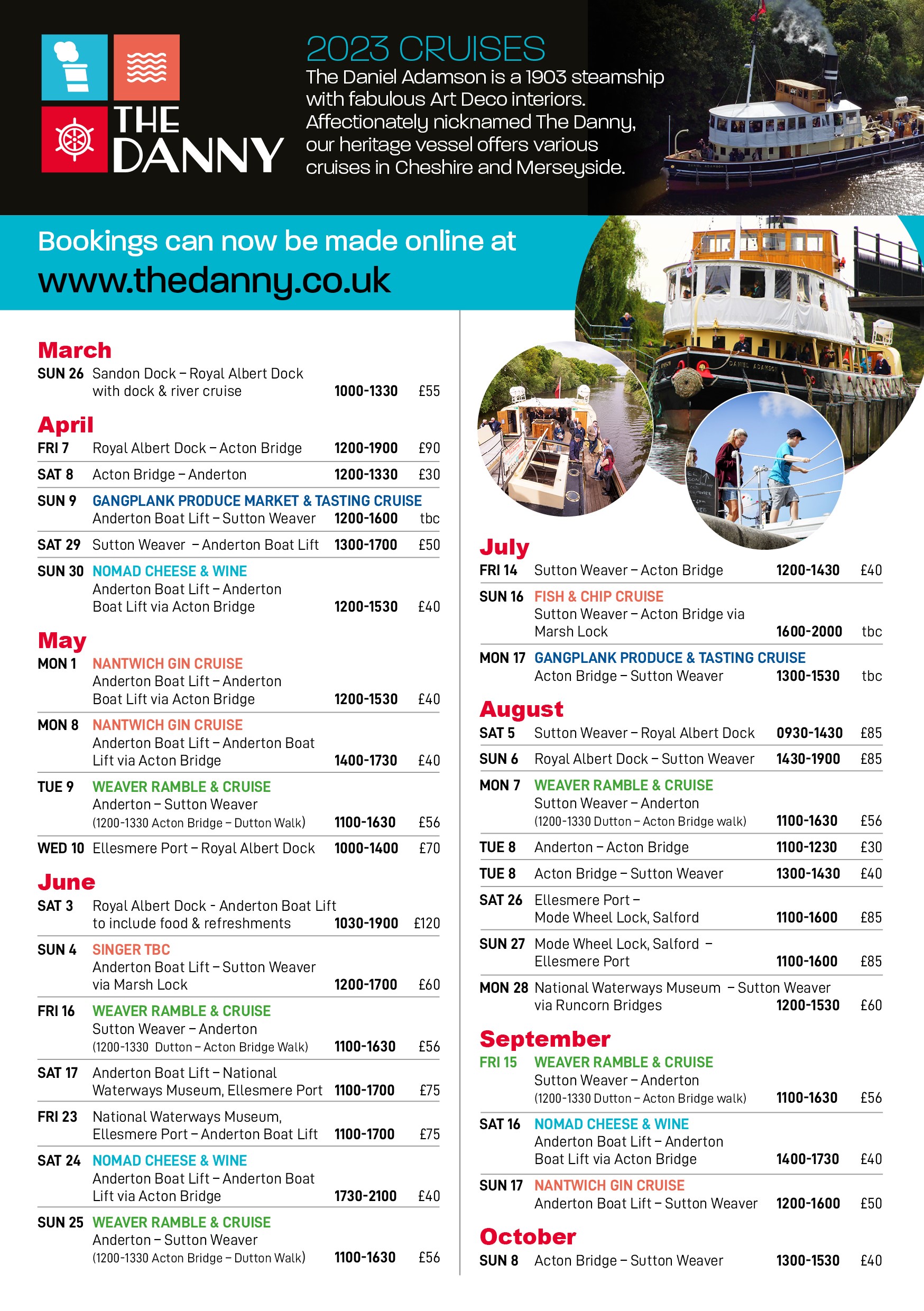 2023 Timetable is NOW launched | The Danny
